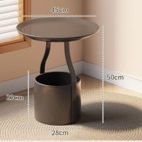 China SEDIA Marble Edge Glass Top Sofa Side End Table Sleek Design for sale