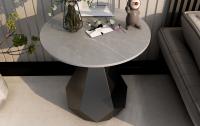 China SEDIA Modern Round Marble Couch Side Table Stylish And Functional for sale