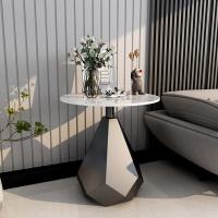 China SEDIA Modern Round Marble Couch Side Table Stylish And Functional for sale