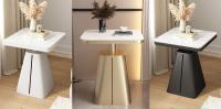 China Square Marble End Table With Smooth Surface NO Storage for sale