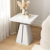 China Square Marble End Table With Smooth Surface NO Storage for sale