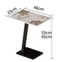 China Stainless Steel Sofa Side Table Under Couch For Living Room for sale