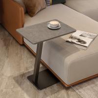 China Stainless Steel Sofa Side Table Under Couch For Living Room for sale
