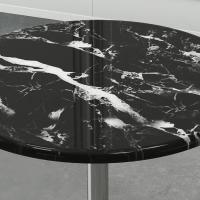 China Modern Sofa Side Table With Stainless Steel Leg Marble Counter Top for sale