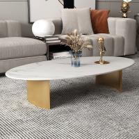 China Modern Marble Coffee Tea Table No Drawers Smooth Finish for sale