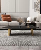 China Modern Marble Coffee Tea Table No Drawers Smooth Finish for sale