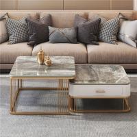 China SEDIA White Square Marble Top Coffee Table For Apartment for sale