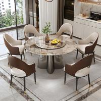 China Durable Marble Top Dining Tables With Stainless Steel Legs - Wholesale for sale