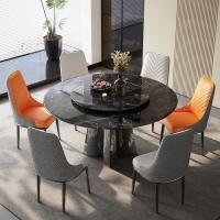 China Durable Marble Top Dining Tables With Stainless Steel Legs - Wholesale for sale
