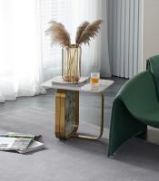 China Stainless Steel Marble Coffee End Table Occasional Tables Combination for sale