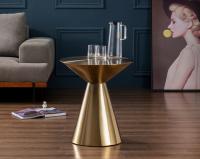 China Multifunctional Sofa Side Table With Smooth Round Surface for sale