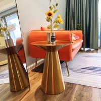 China Multifunctional Sofa Side Table With Smooth Round Surface for sale