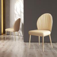China Modern Stainless Steel Velvet/PU Restaurant Dining Table And Chairs for sale