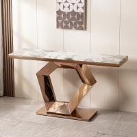 China Modern Marble Top Entrance Console Table Length 1.2m/1.5m for sale