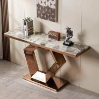 China Modern Marble Top Entrance Console Table Length 1.2m/1.5m for sale