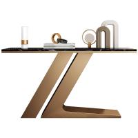 China Width 45cm Entrance Console Table Stainless Steel Entryway Table for sale