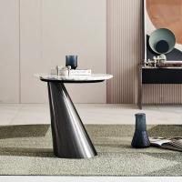 China Stainless Steel Marble Top Sofa Side Table Telephone Table for sale