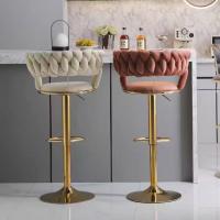 China Stainless Steel Frame High Stool Chair Counter Height Bar Stool Without Backs for sale