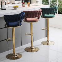 China Stainless Steel Frame High Stool Chair Counter Height Bar Stool Without Backs for sale