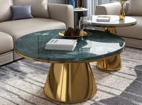 China SEDIA Made Marbl Combination Coffee Table Circle No Storage For Living Rooms for sale