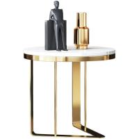 China SEDIA Stainless Steel Marble Sofa Side Table For Living Room for sale