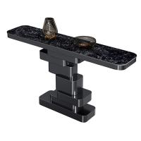 China Sophisticated Stainless Steel & Marble Console Tables For Modern Homes for sale