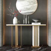 China Contemporary Stainless Steel Marble Console Tables - Best Wholesale for sale