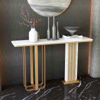 China Contemporary Stainless Steel Marble Console Tables - Best Wholesale for sale