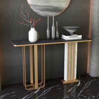 China Contemporary Stainless Steel Marble Console Tables - Best Wholesale for sale