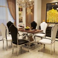 China Marble Hotel Room Table With Durable Table Top And 0.78 M Height for sale
