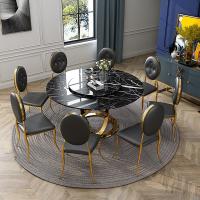 China Modern 0.78M Height Dining Room Table And Chair Set For Dining for sale