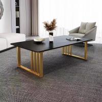 China Stainless Steel Marble Table Top Tea Serving Table For Serving for sale