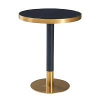 China Modern Round Marble Negotiating Table For Hotels Dessert Shops for sale