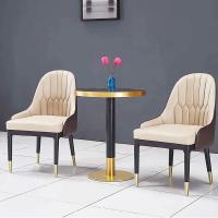 China Modern Round Marble Negotiating Table For Hotels Dessert Shops for sale
