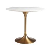 China Round Modern Negotiation Table With Easy Stainless Steel Assembly for sale