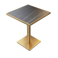 China Modern Marble Round Negotiation Table, Suitable For Hotels And Cafes for sale