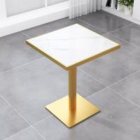 China Modern Marble Round Negotiation Table, Suitable For Hotels And Cafes for sale