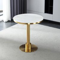 China Marble Negotiating Table With Stainless Steel Construction For Hotels for sale