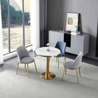 China Marble Negotiating Table With Stainless Steel Construction For Hotels for sale