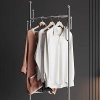 China Contemporary Floor Hanger Holder With PU Leather And Customizable Metal for sale