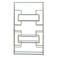 China Customizable Stainless Steel Book Case Modern Design Study Bookshelf for sale