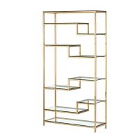 China Customizable Stainless Steel Book Case Modern Design Study Bookshelf for sale