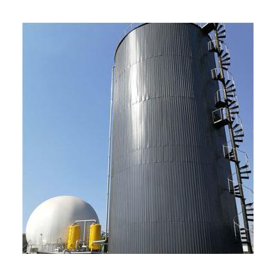 China Anaerobic Reactor Working Of Floating Gas Holder Type Biogas Plant for sale