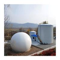 China 880m3 Double Film Biogas Gas Holder Recycling Anti Corrosion for sale
