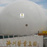 China Wastewater Double Membrane Biogas Holder Biogas Container Internal Circulation for sale