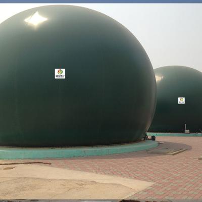 China Flexible Dual Membrane Gas Storage Tank For Biogas Gas Holder for sale