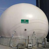 China Anaerobic Reaction Biogas Gas Holder PDFE Double Membrane Gas Storage Tank for sale
