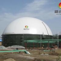 China Airproof Biogas Gas Holder Wastewater Floating Gas Holder Type Biogas Plant Diagram for sale