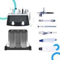 China Skin Care Micro Dermabrasion Machine Small Bubble Hydrafacial Dermabrasion Device for sale