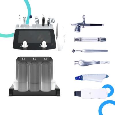 China Skin Care Micro Dermabrasion Machine Small Bubble Hydrafacial Dermabrasion Device for sale